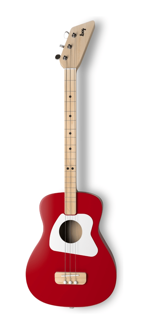 Loog Pro Acoustic 3-String Guitar - Red