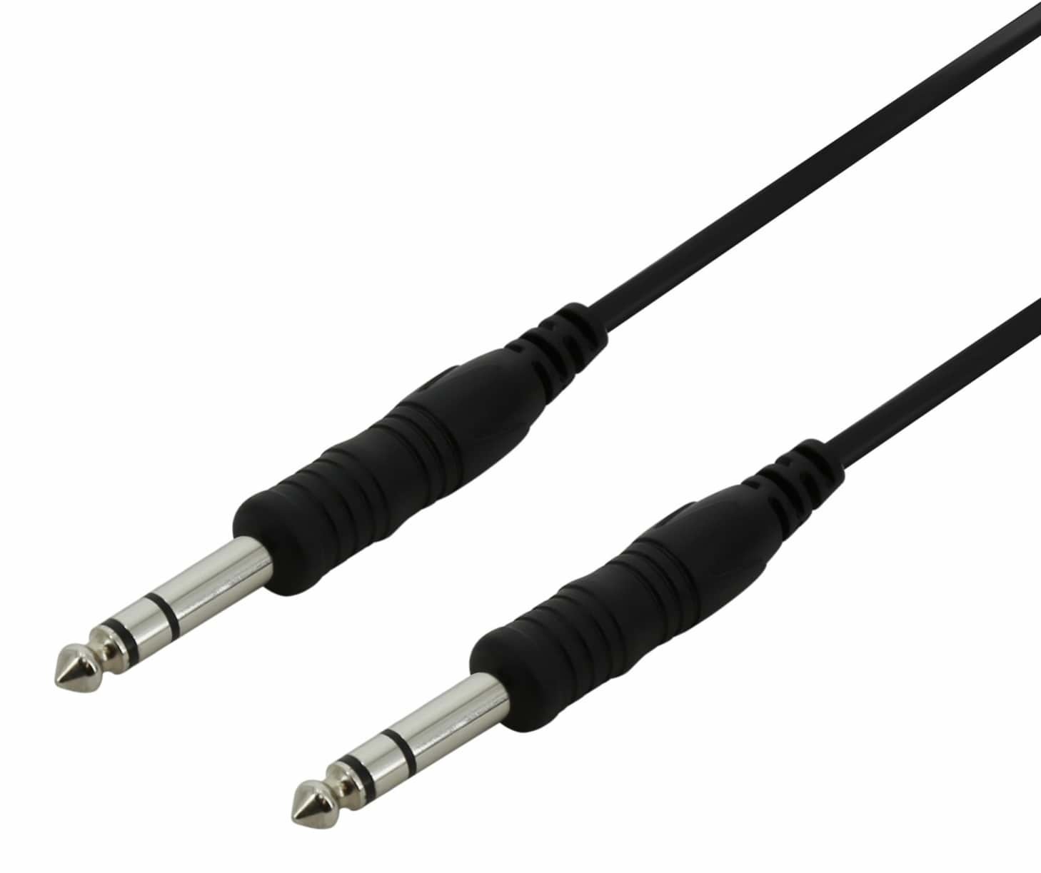 SWAMP 1/4" Slim-Line Patching TRS Cable - BLACK