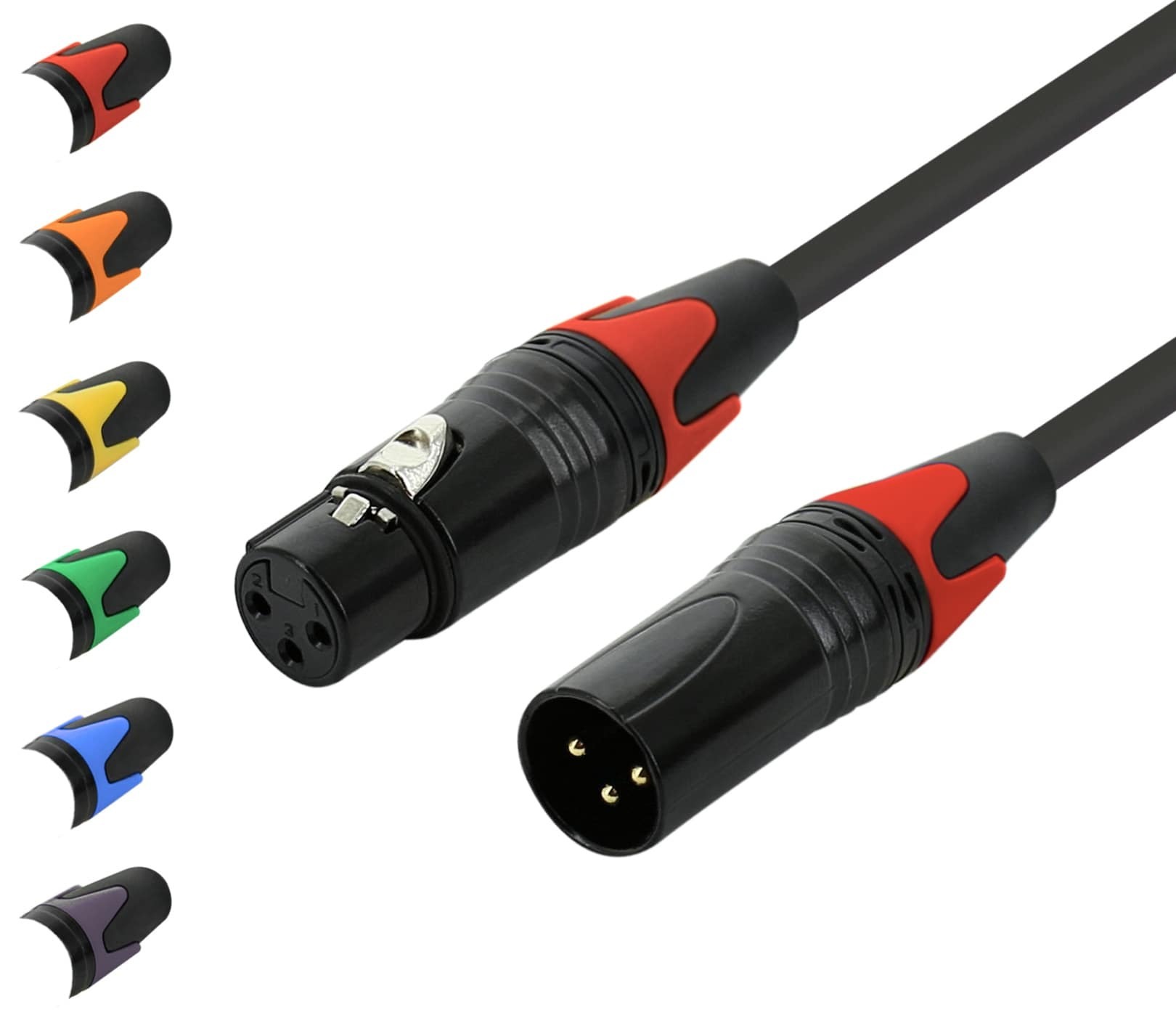 SWAMP Colour Code XLR Mic Cable - Balanced Microphone Lead - Selectable ...