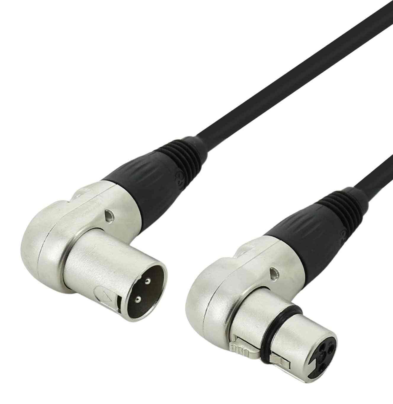 SWAMP Microphone Cable - Stage Series Right-Angle Balanced