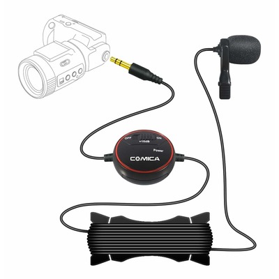 COMICA CVM-D03-STC Dual Head Lavalier Microphone